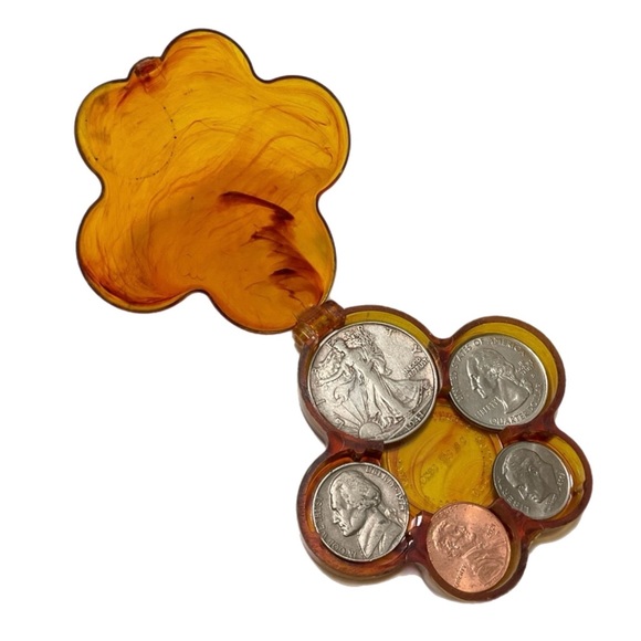 Vintage | Accessories | Vintage Tortoise Plastic Coin Keeperholder By ...